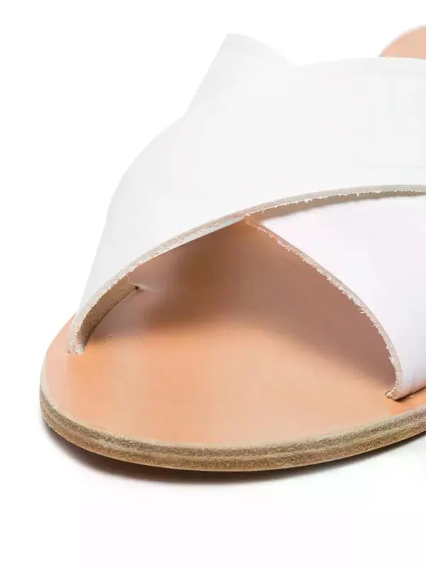 ANCIENT GREEK SANDALS Thais Leather Sandals - White