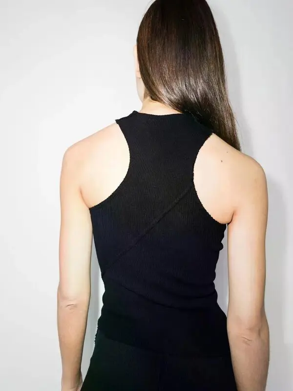 TALIA BYRE Button-up Asymmetric Vest