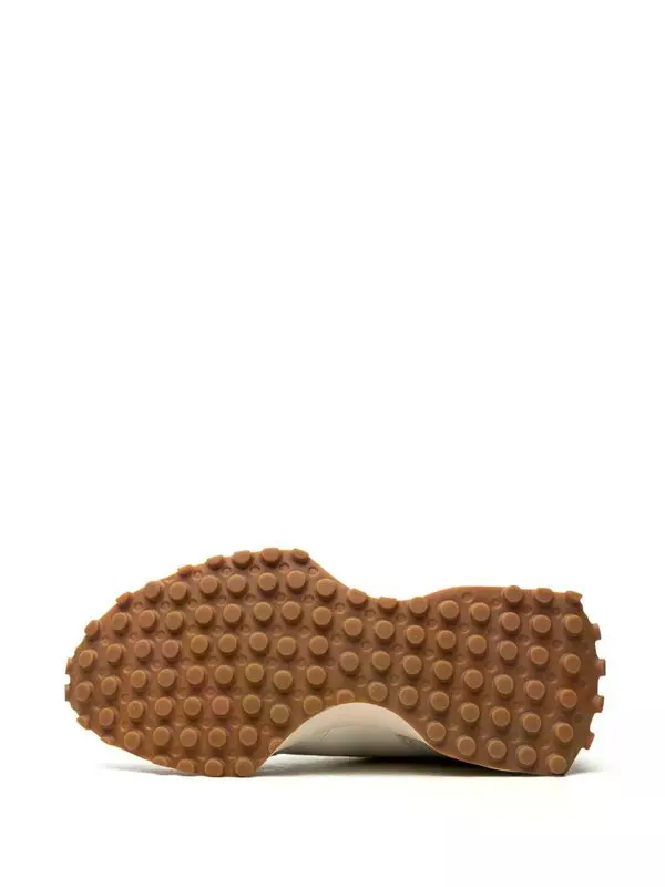 NEW BALANCE 327 Beige Leather & Suede Sneakers - Neutrals
