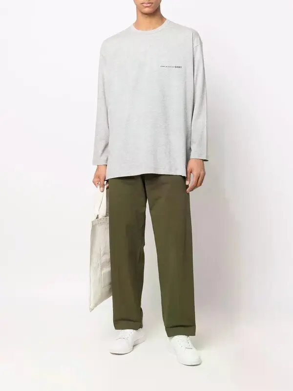 Comme Des Garçons Logo-print Long-sleeve T-shirt