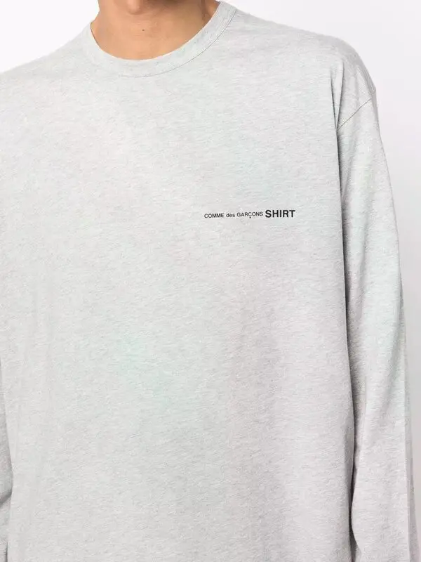 Comme Des Garçons Logo-print Long-sleeve T-shirt