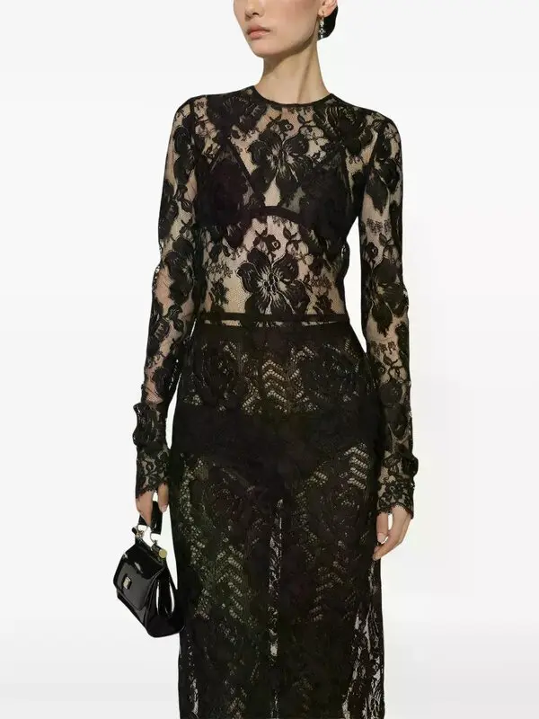 Dolce & Gabbana Lace Midi Dress