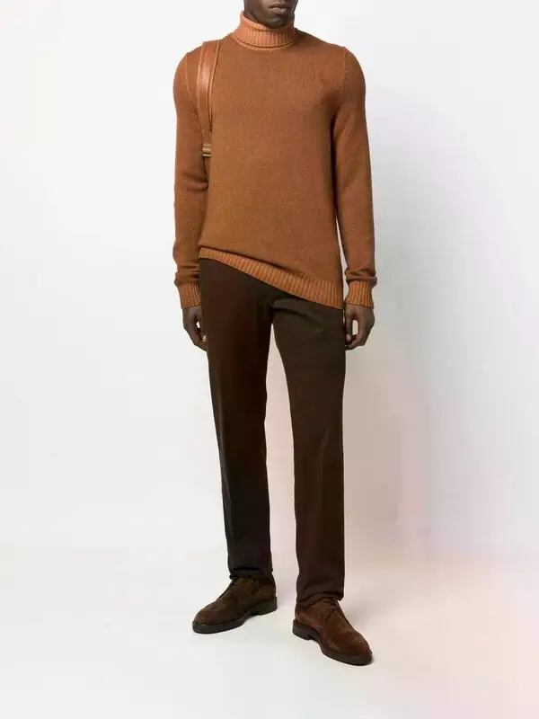 Malo Fine-knit Rollneck Jumper