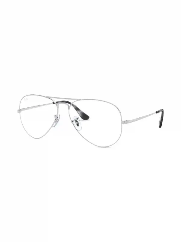Ray-ban Aviator Frame Metal Glasses - Silver