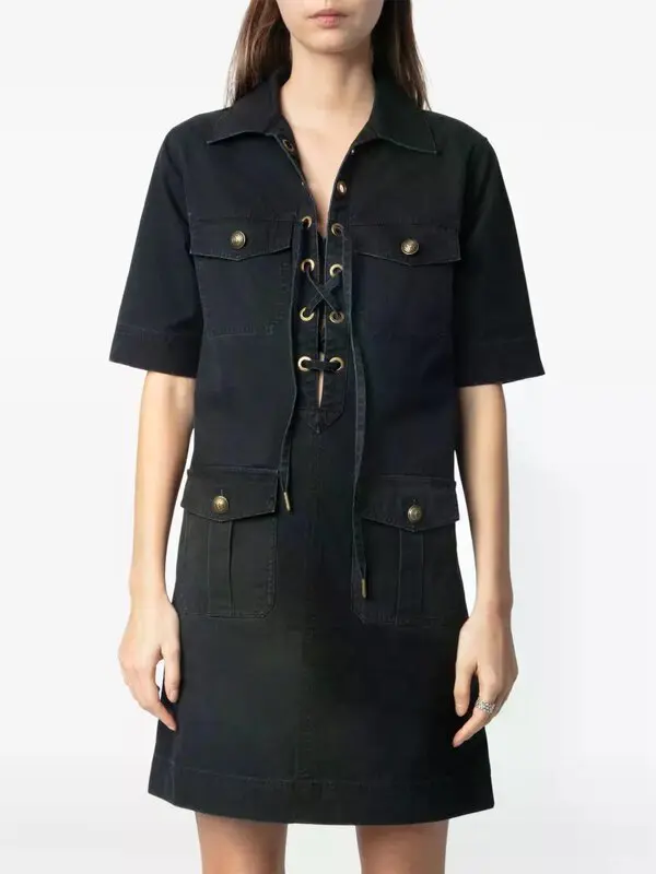 Zadig&Voltaire Record Mini Dress - Black