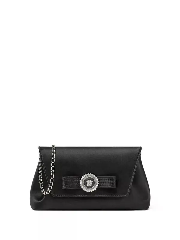 Versace Ribbon Crystal-embellished Clutch Bag