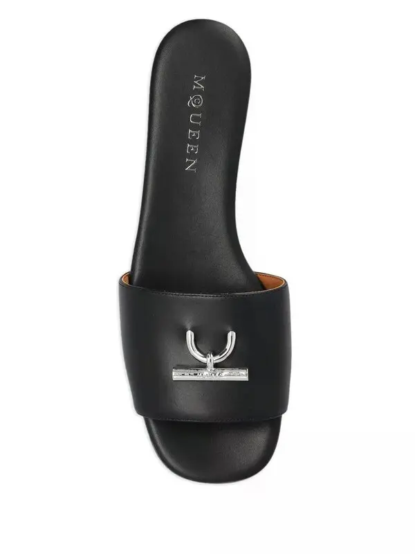 Alexander McQueen Arc Slides - Black