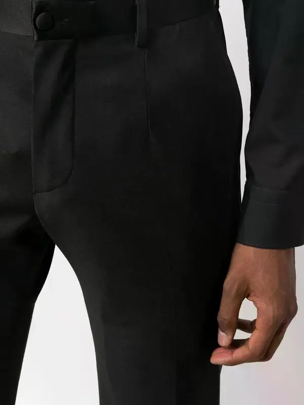 Philipp Plein Straight-leg Wool-blend Trousers