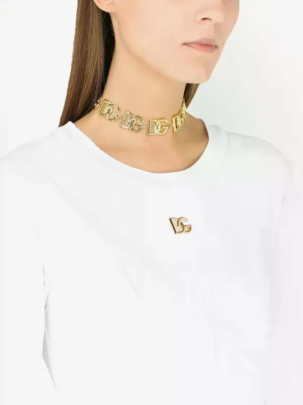 Dolce & Gabbana Dg-logo Chain-link Choker