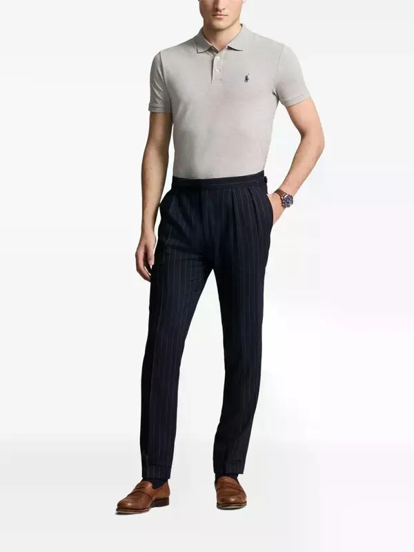 Polo Ralph Lauren Polo Shirt With Embroidered Pony - Grey
