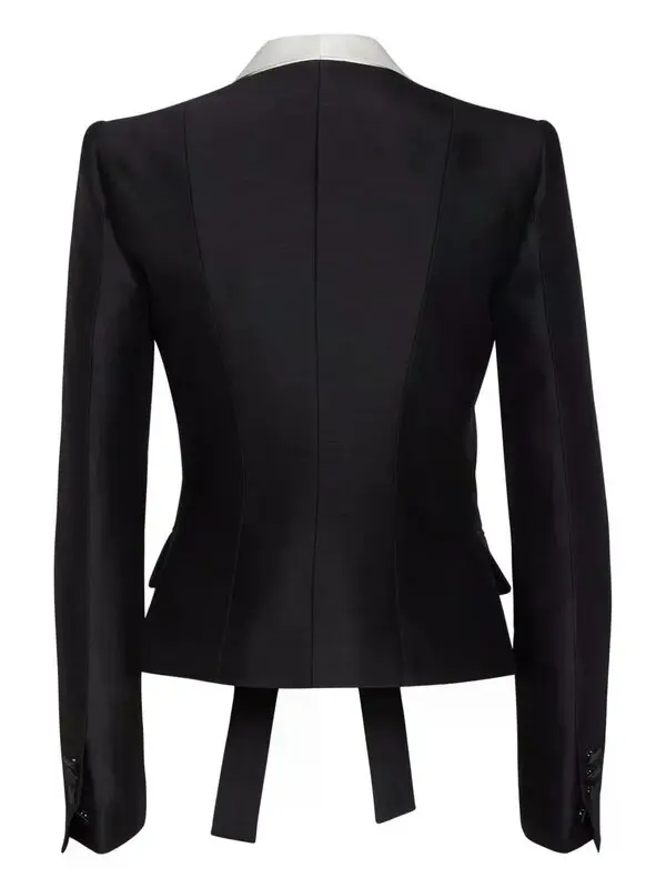 Dsquared2 Bow-detailed Cotton Jacket