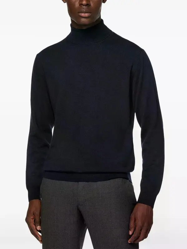 Boggi Milano Merino-wool Roll-neck Sweater