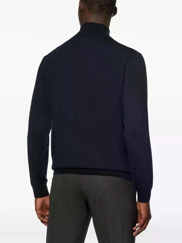 Boggi Milano Merino-wool Roll-neck Sweater