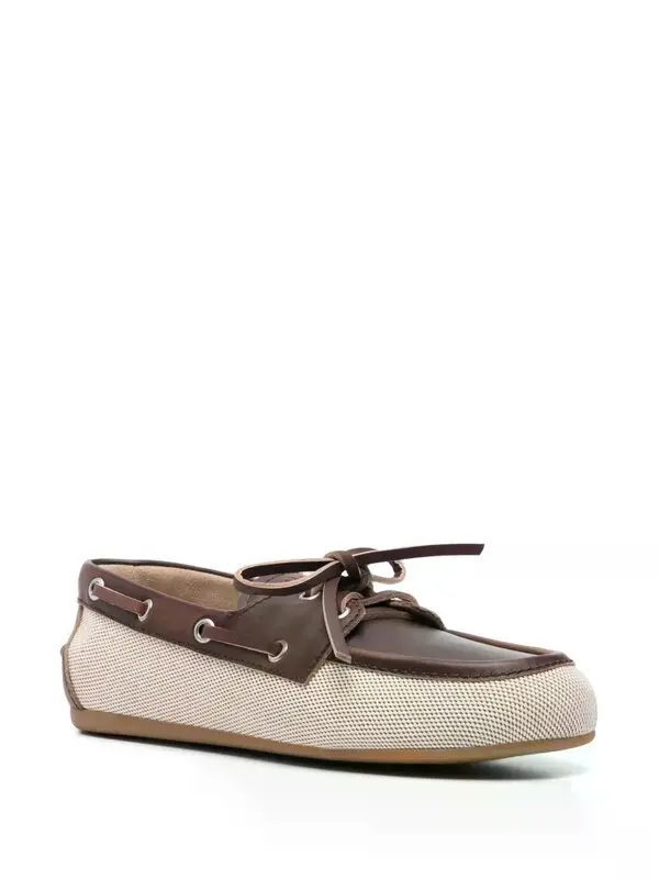 Miu Miu Canvas Loafers