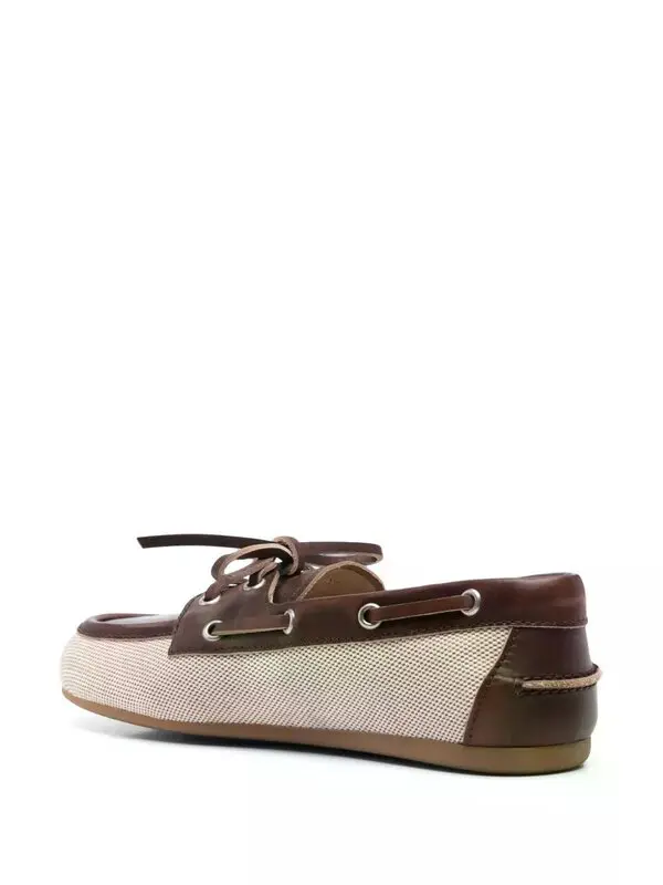 Miu Miu Canvas Loafers