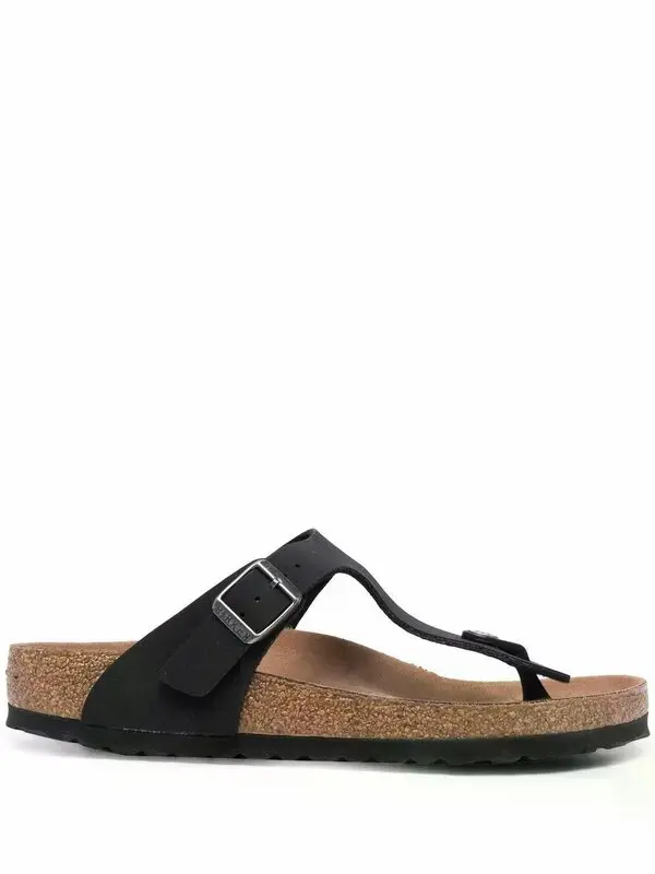 BIRKENSTOCK Gizeh Birko-flor Flip Flops - Black