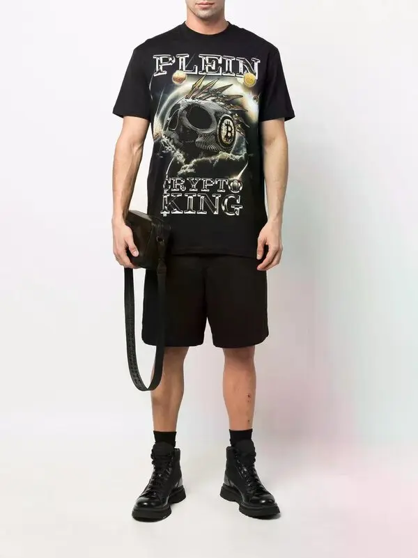 Philipp Plein Crypto King' Cotton T-shirt