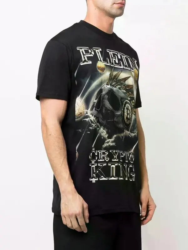 Philipp Plein Crypto King' Cotton T-shirt