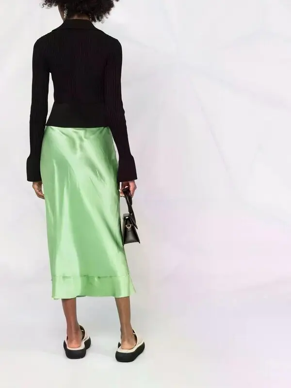 ANDREĀDAMO Ribbed Knitted Top