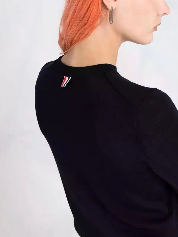 Thom Browne 4-bar Stripe Wool Jumper - Blue