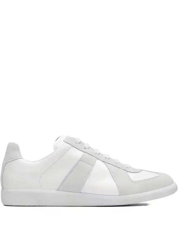 MAISON MARGIELA Replica Low-top Leather And Suede Sneakers