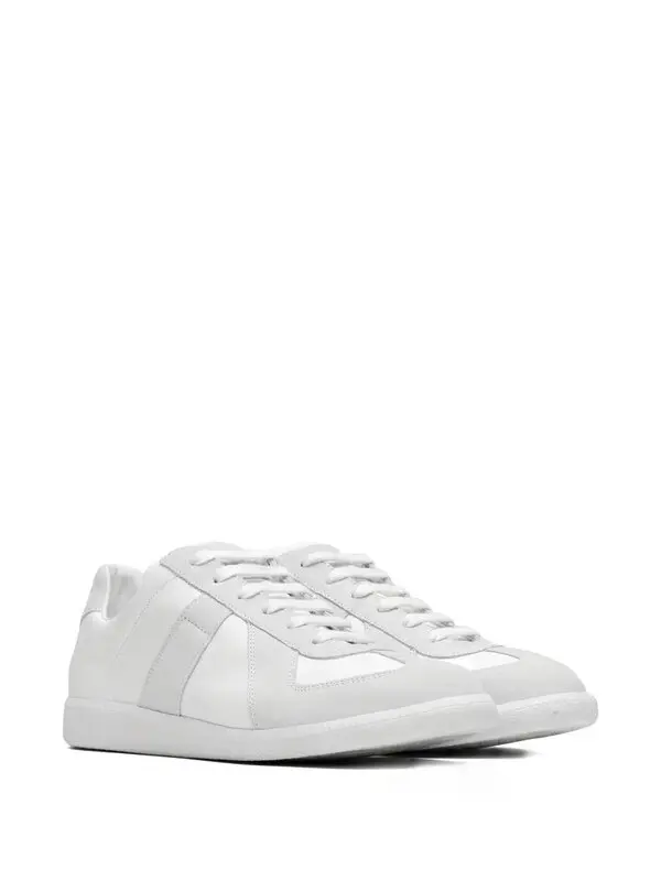 MAISON MARGIELA Replica Low-top Leather And Suede Sneakers