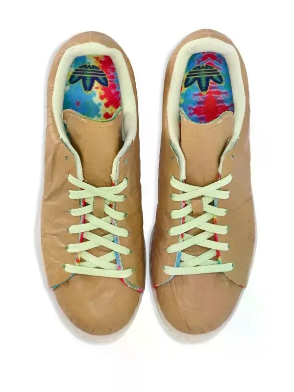 Adidas Campus 80 Crop Leather Sneakers - Brown