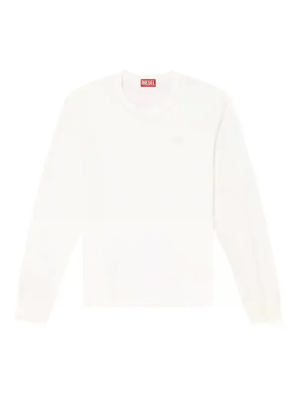 DIESEL® T-adjust-ls-slits-r17 Cotton T-shirt