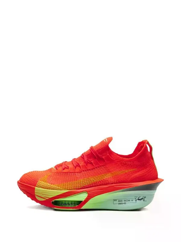 Nike Zoomx Alphafly 3 "bright Crimson/lime Blast" Sneakers - Orange