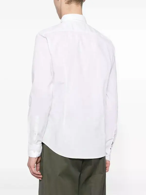Hugo Logo-embroidered Cotton Shirt