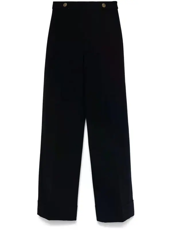 TWINSET Cady High-waist Trousers