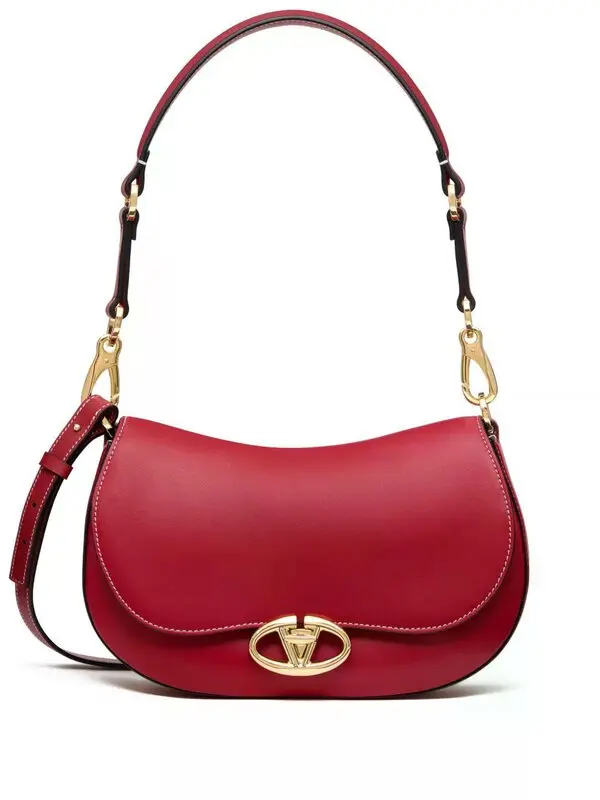 Valentino Garavani Small Ohval Shoulder Bag - Red