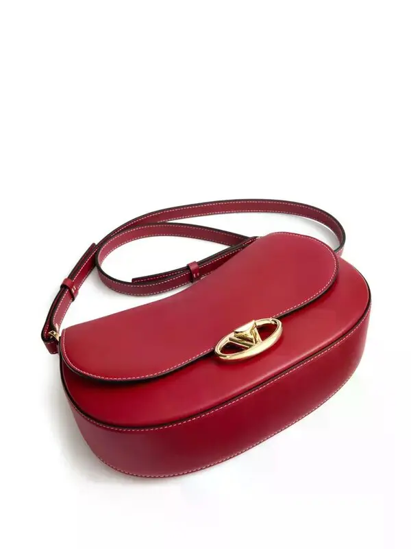 Valentino Garavani Small Ohval Shoulder Bag - Red