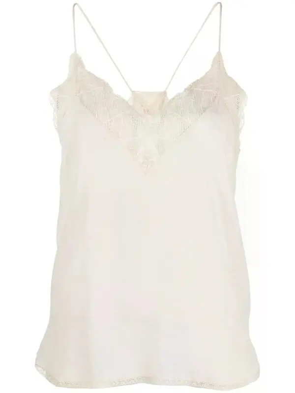 Zadig&Voltaire Christy Silk Camisole - Neutrals