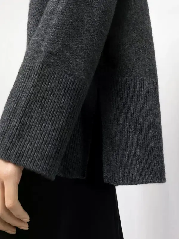 P.a.r.o.s.h Mélange Wool-cashmere Blend Roll Neck Jumper