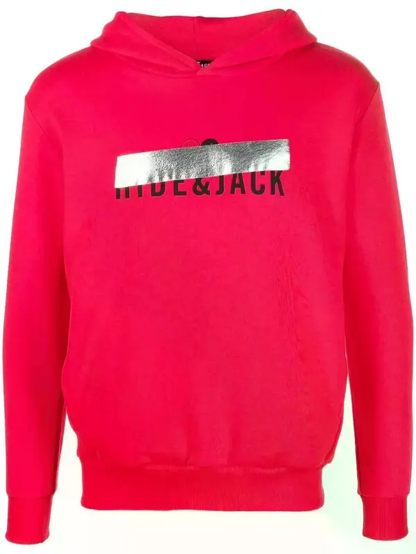 HIDE&JACK Cotton Hoodie With Logo Detail