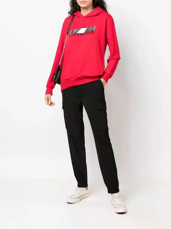 HIDE&JACK Cotton Hoodie With Logo Detail