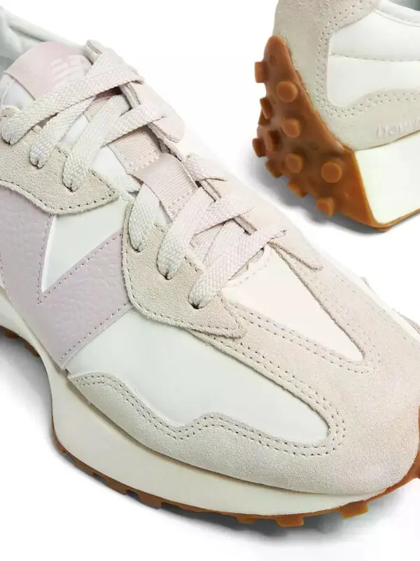 NEW BALANCE 327 Low-top Leather Sneakers - Neutrals