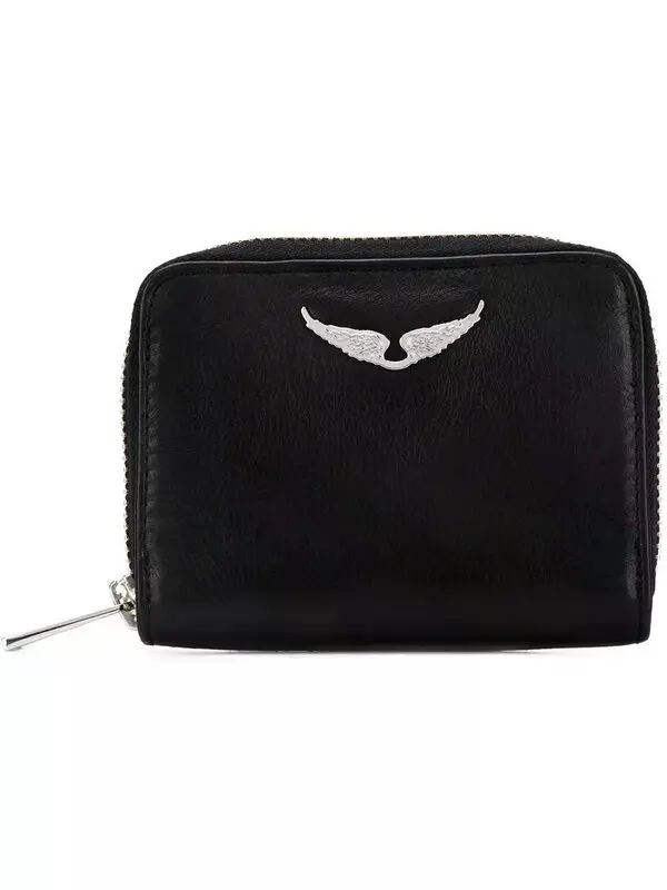 Zadig&Voltaire Mini Zipped Wallet - Black
