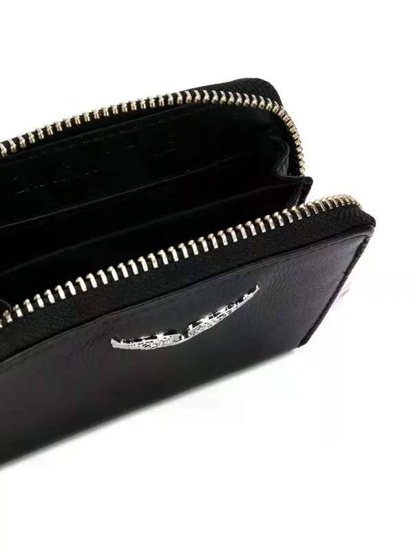 Zadig&Voltaire Mini Zipped Wallet - Black