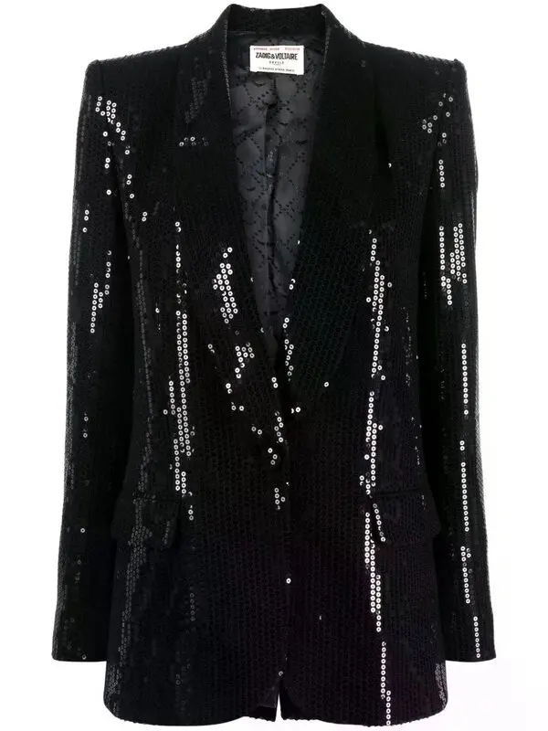 Zadig&Voltaire Sequinned Blazer - Black