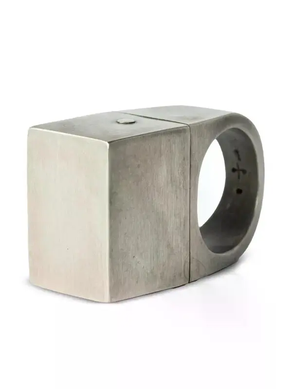 PARTS OF FOUR Geo Sterling Ring - Silver