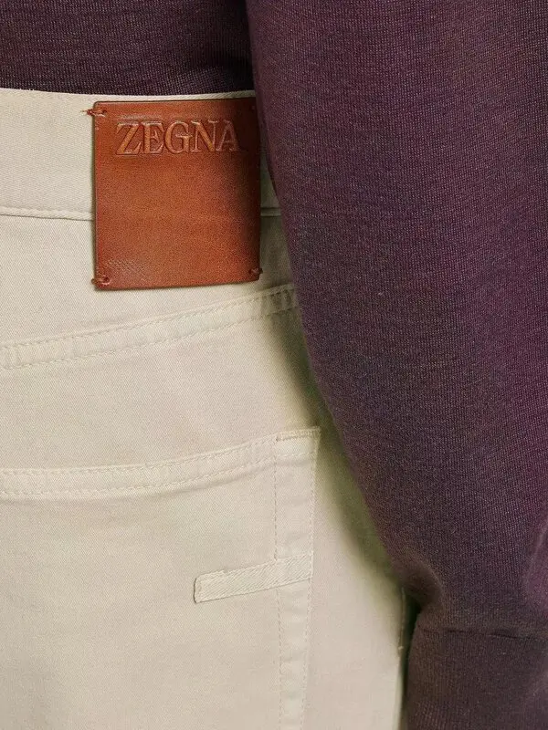 Zegna Roccia Slim-fit Jeans - Neutrals