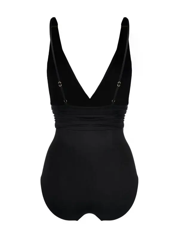 Melissa Odabash Panarea Ruched Swimsuit - Black