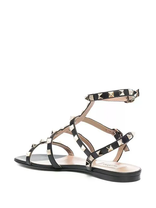 Valentino Garavani Rockstud Strappy Flat Sandals