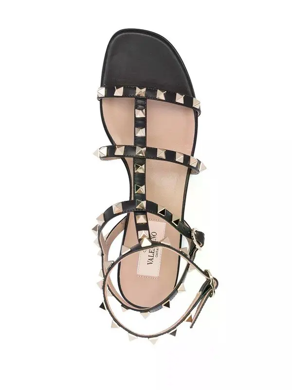 Valentino Garavani Rockstud Strappy Flat Sandals