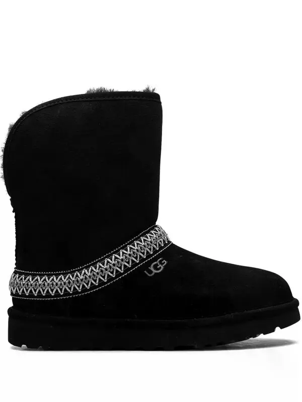UGG Classic Crescent Ankle Boots - Black