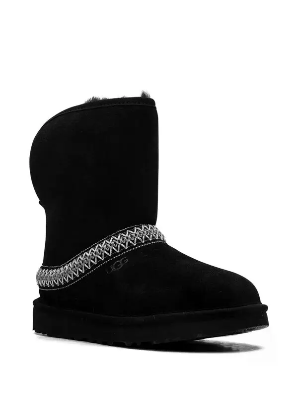 UGG Classic Crescent Ankle Boots - Black