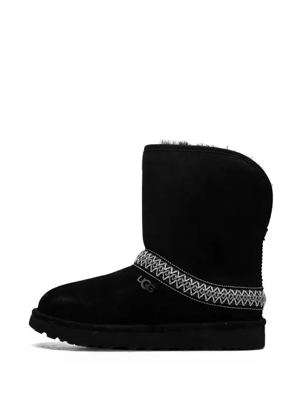 UGG Classic Crescent Ankle Boots - Black
