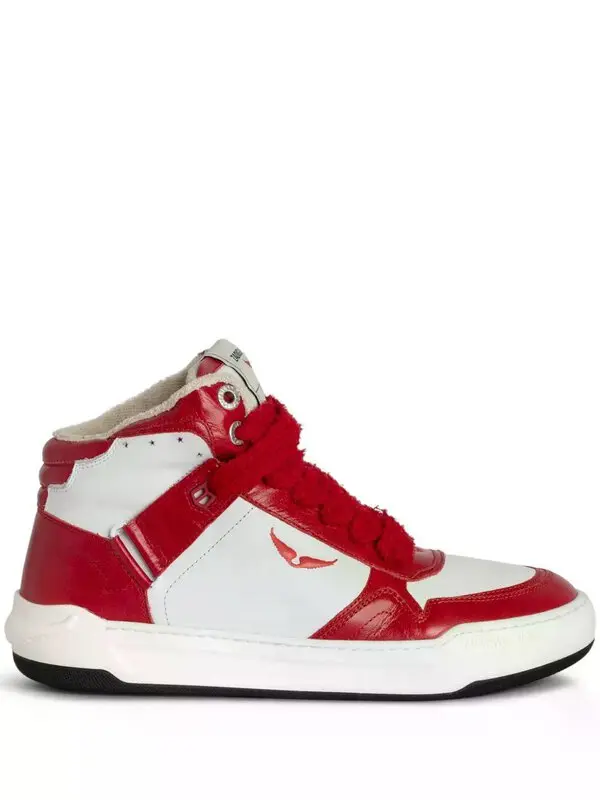 Zadig&Voltaire Wings High-top Sneakers - Red